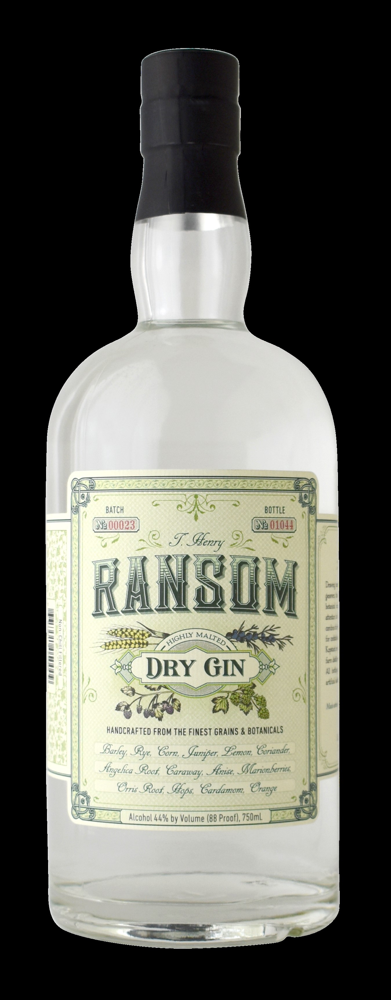 Ransom Dry Gin from United States - Winner of Silver medal at the USA ...