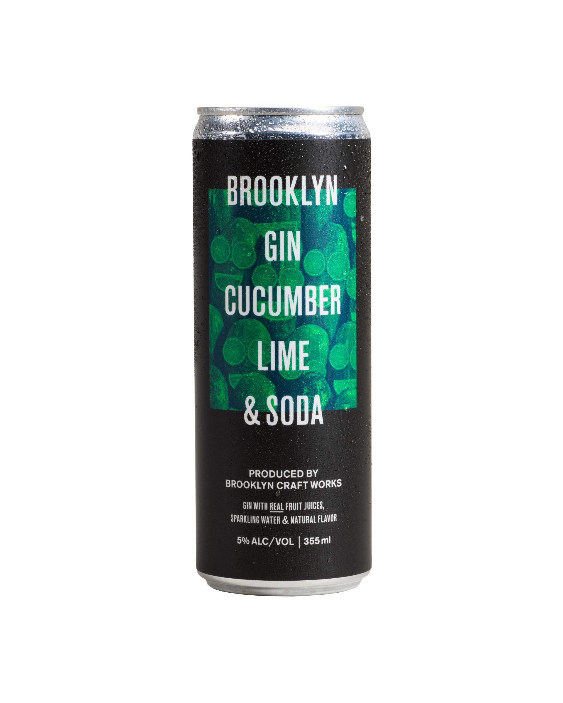 Brooklyn Gin and Soda - Cucumber Lime & Soda from United States ...
