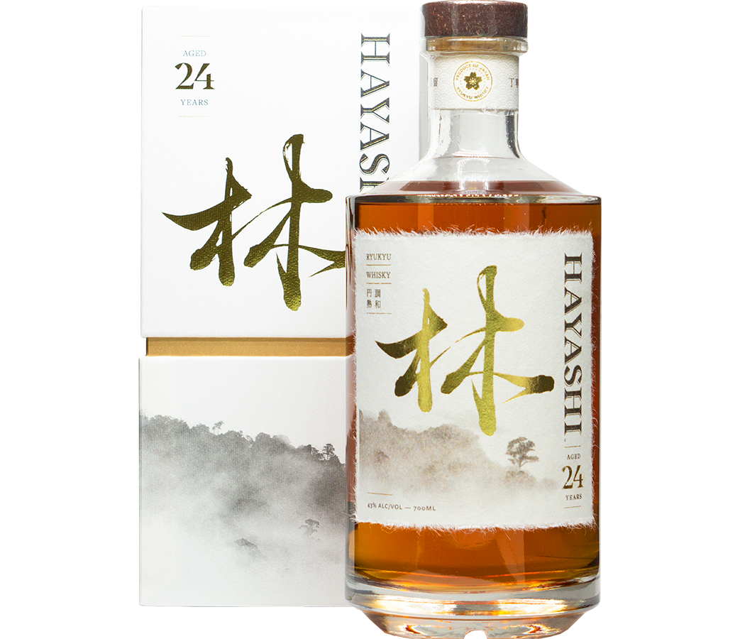 Hayashi 24 Year Okinawa Japanese Whisky from Japan - Winner of medal at the USA Spirits Ratings