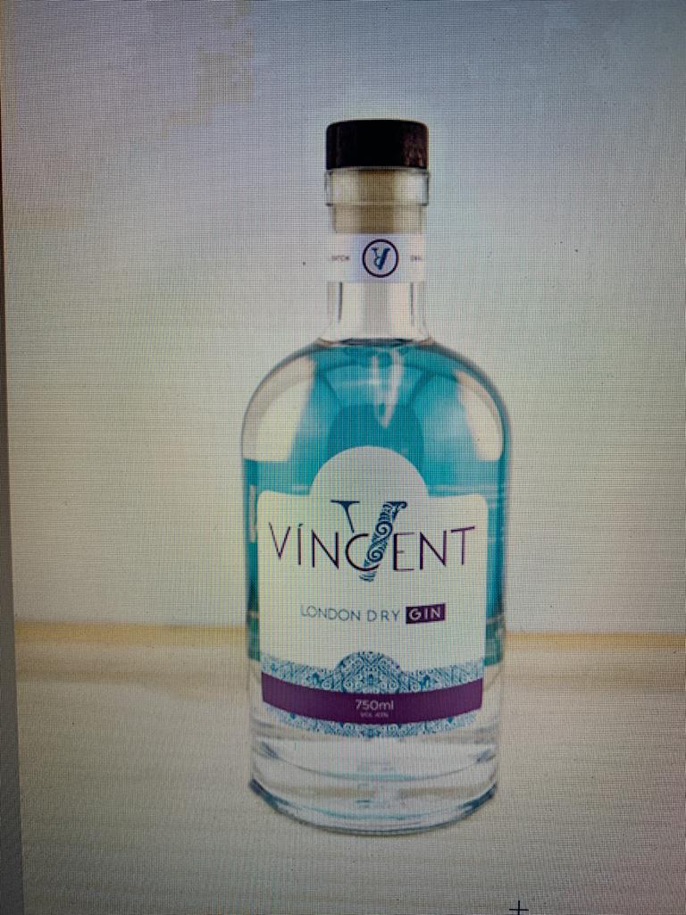 Víncent London Dry Gin from Brazil - Winner of Silver medal at the USA Spirits Ratings