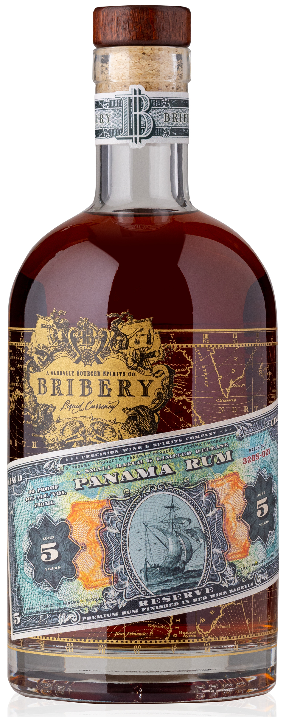 Bribery Rum from Panama - Winner of Gold medal at the USA Spirits Ratings
