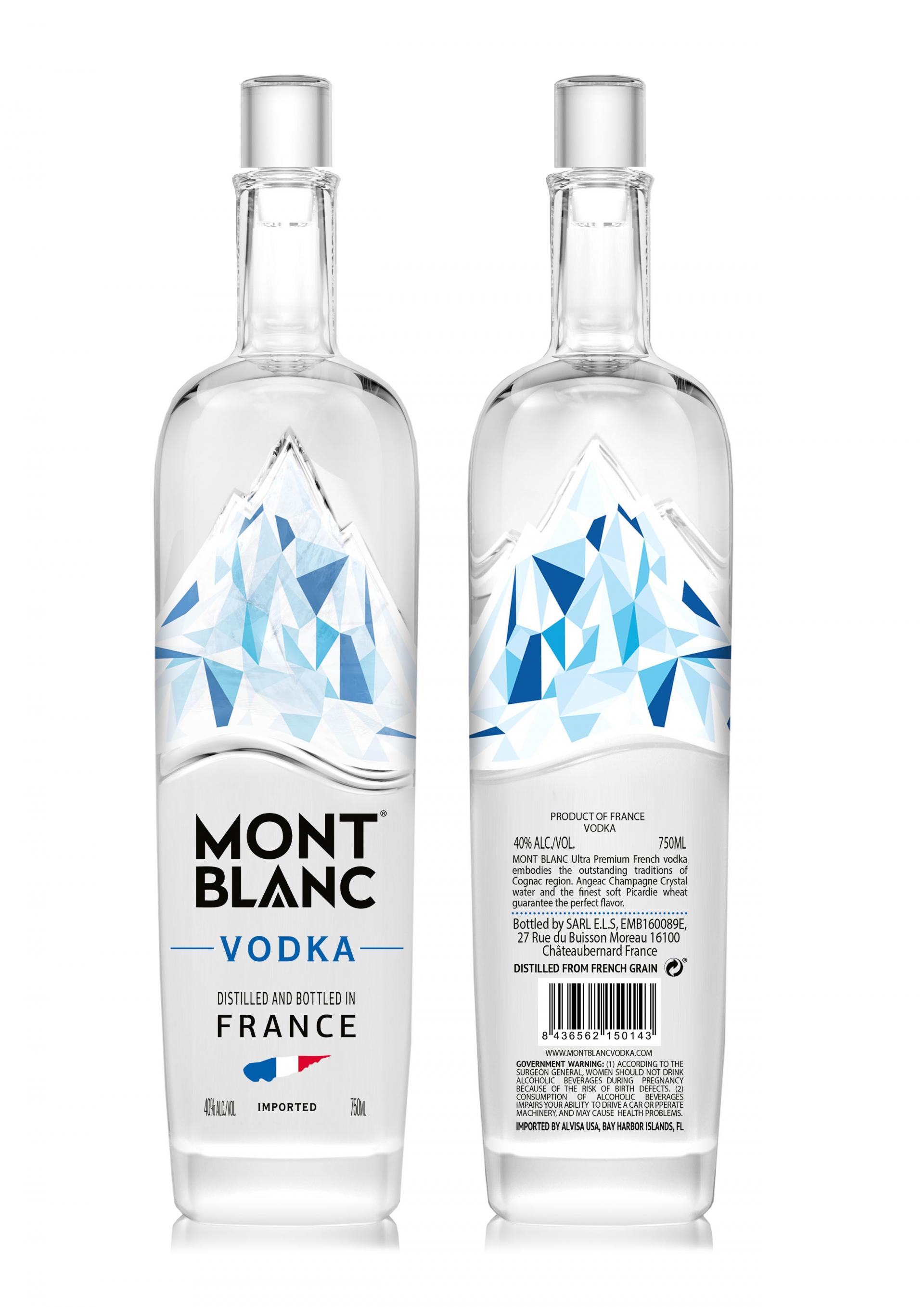 Mont Blanc Vodka from France - Winner of Gold medal at the USA Spirits ...
