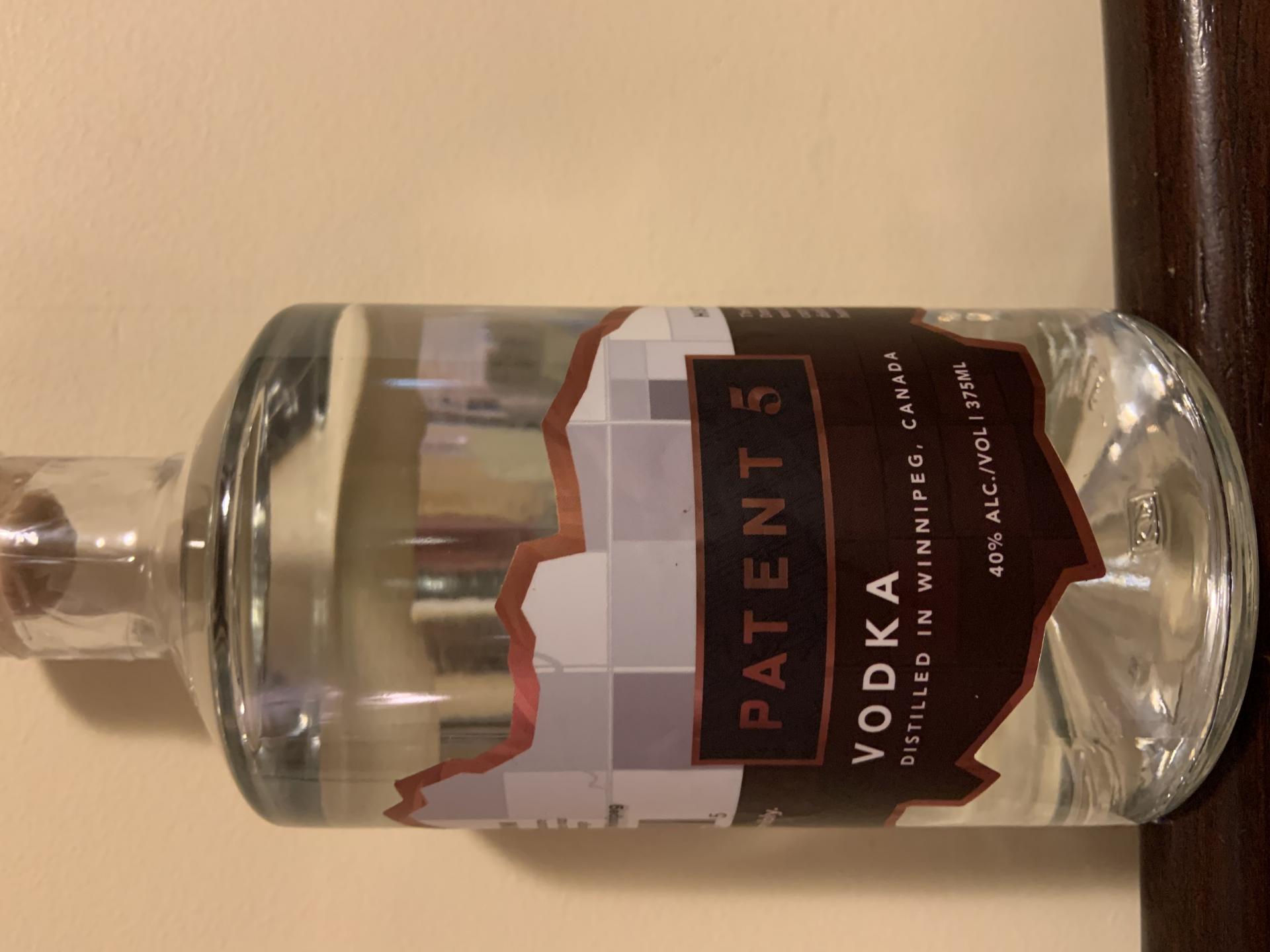 Patent 5 Vodka from Canada - Winner of Silver medal at the USA Spirits ...