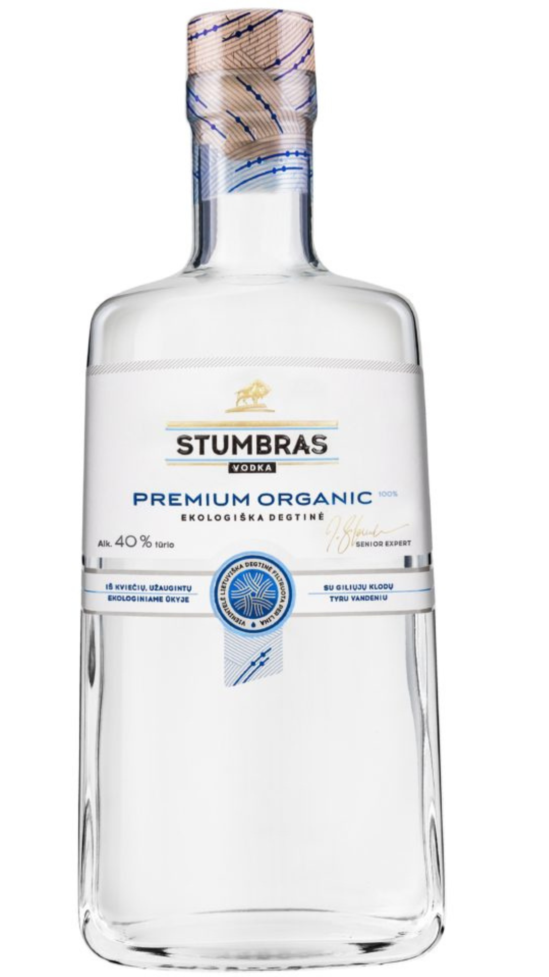 Stumbras Vodka Premium Organic from Lithuania - Winner of Silver medal ...