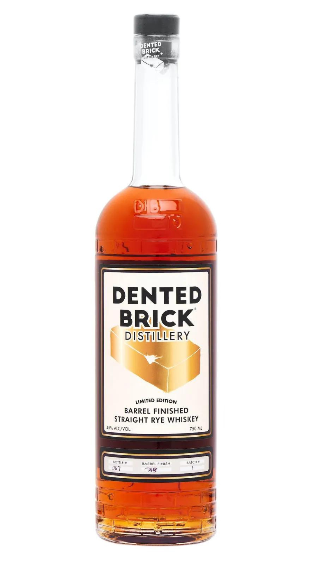 Dented Brick Distillery Barrel Finished Straight Rye Whiskey from ...