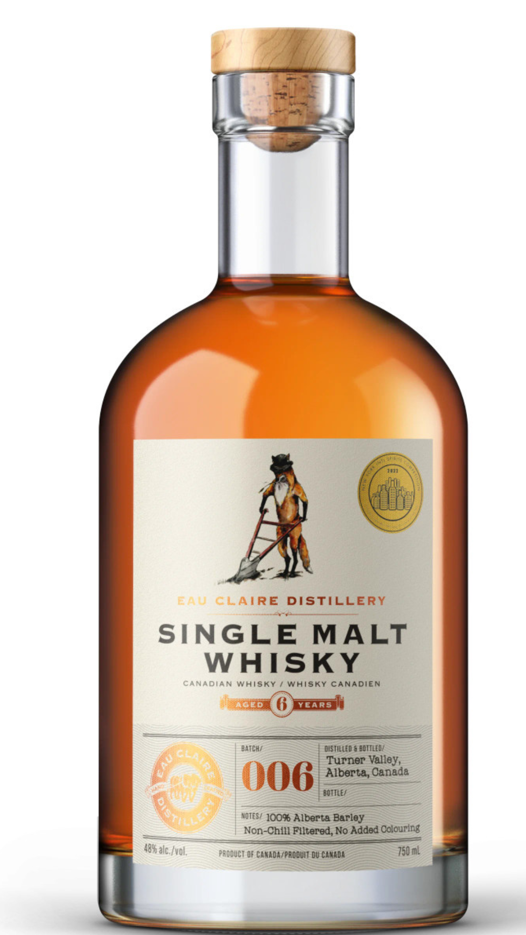 Single Malt Whisky Batch #6 from Canada - Winner of Gold medal at the ...