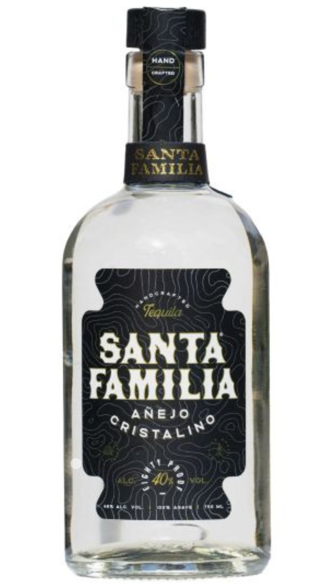 Santa Familia Tequila Anejo Cristalino from Mexico - Winner of Silver ...